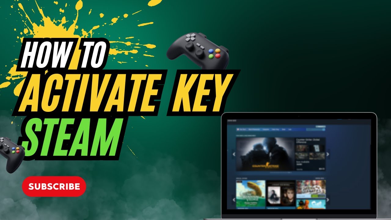 How to Activate Your Steam Key from Scdking - YouTube