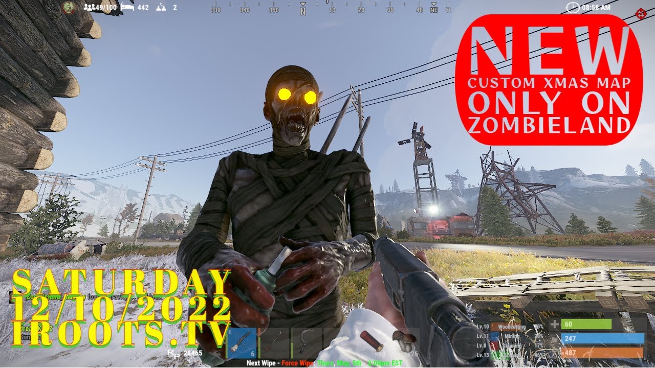 New Wipe, New Custom XMAS Map ON @ZombieLandPVE Terminus | Rust - YouTube