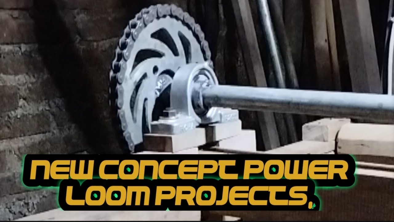 New concept power loom projects. #diy #homemade #powerloom #assembly # ...