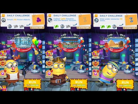 Minion Rush Completed Today's Daily Challenge Missions Run#666 @De_Epic ...