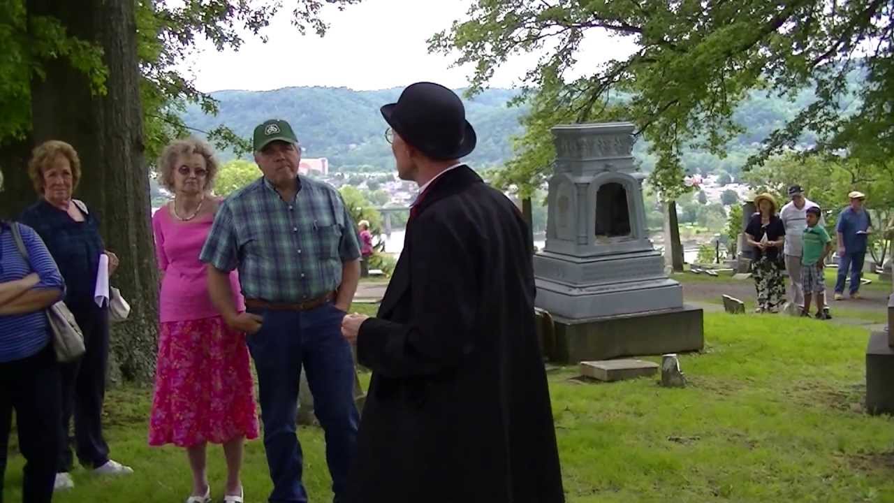 Friends of Wheeling Mt Wood Cemetery Tour 2013 Dr Simon Hullihen - YouTube
