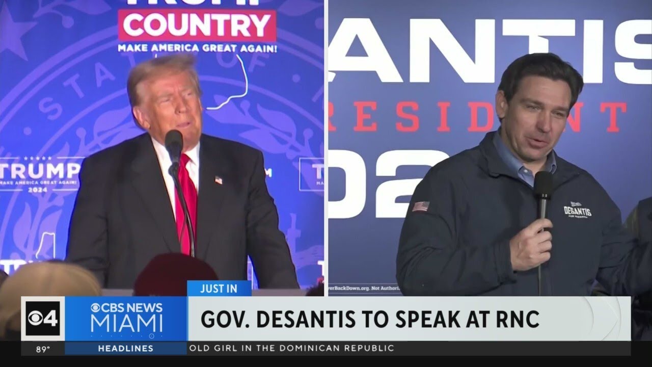 DeSantis expected to speak at RNC - YouTube