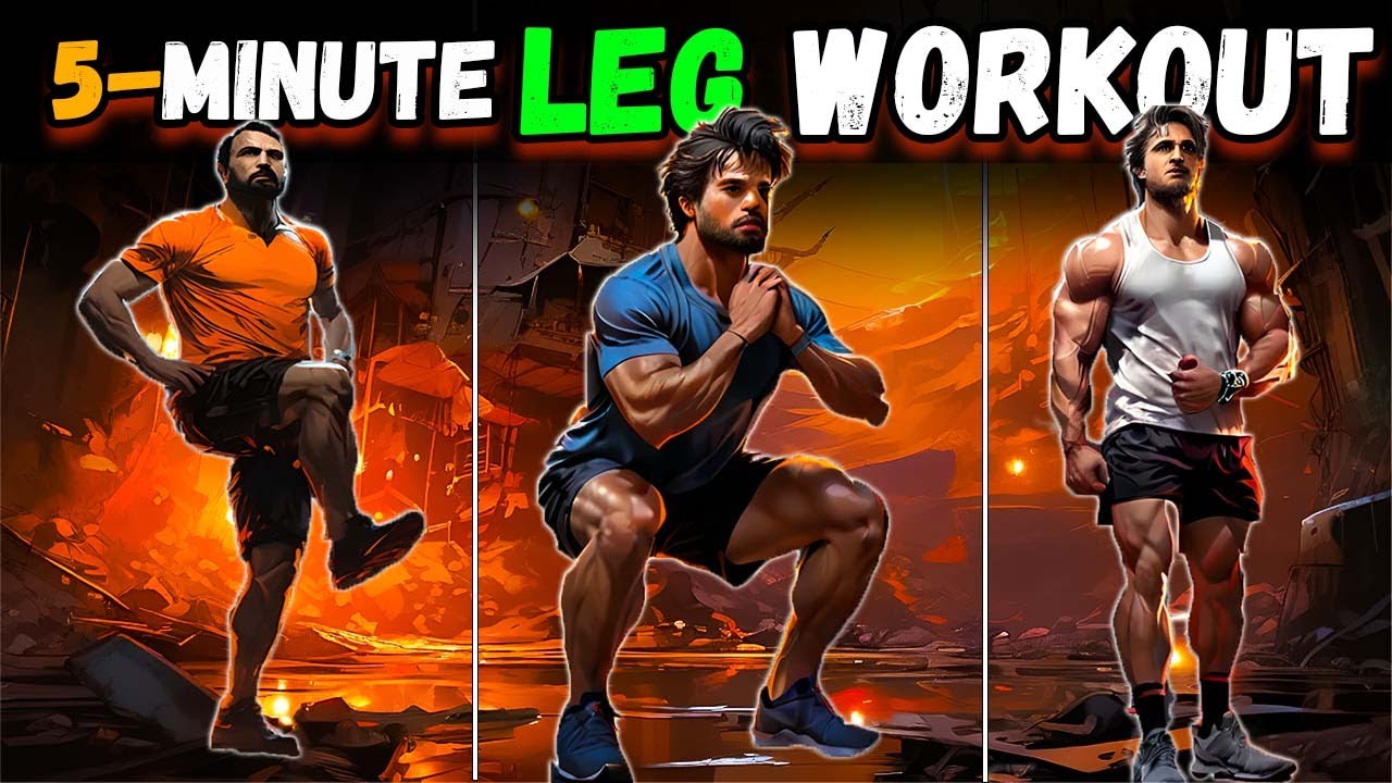 5 Minute Workout Before Sleep to Slim Legs video - YouTube