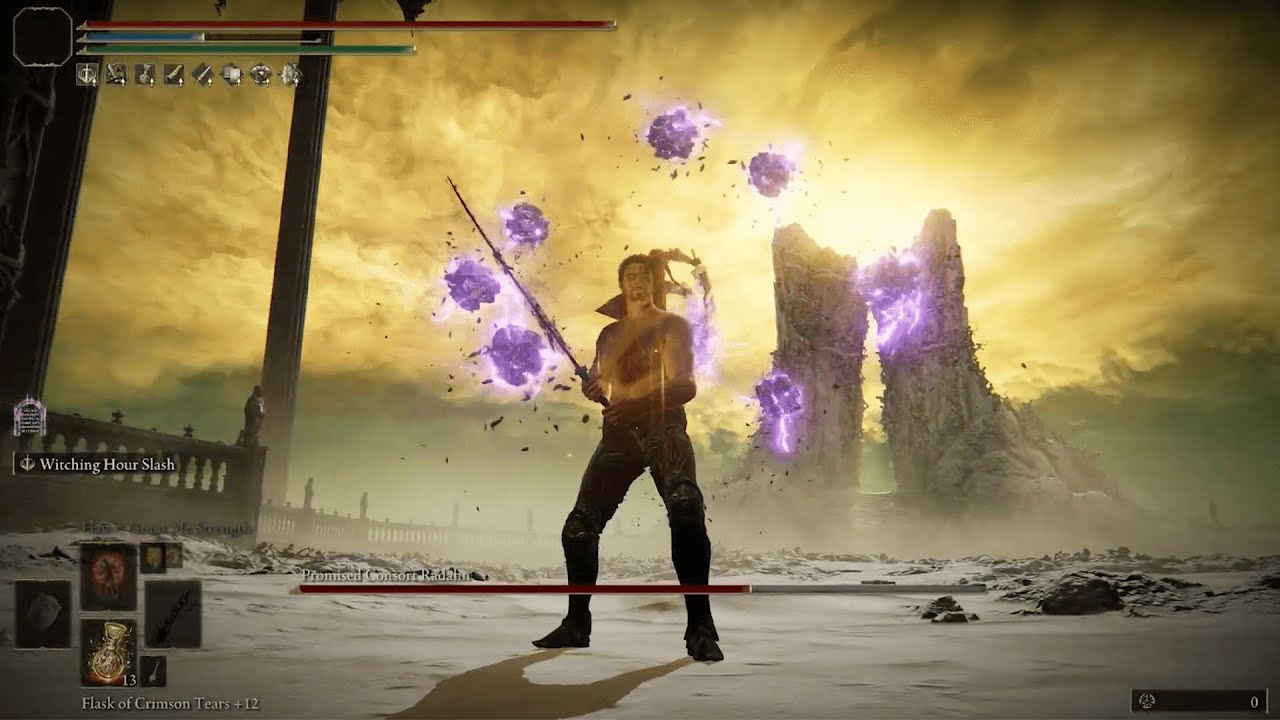 Promised Consort Radahn - Sekiro Style (Sword of Night Katana) - YouTube