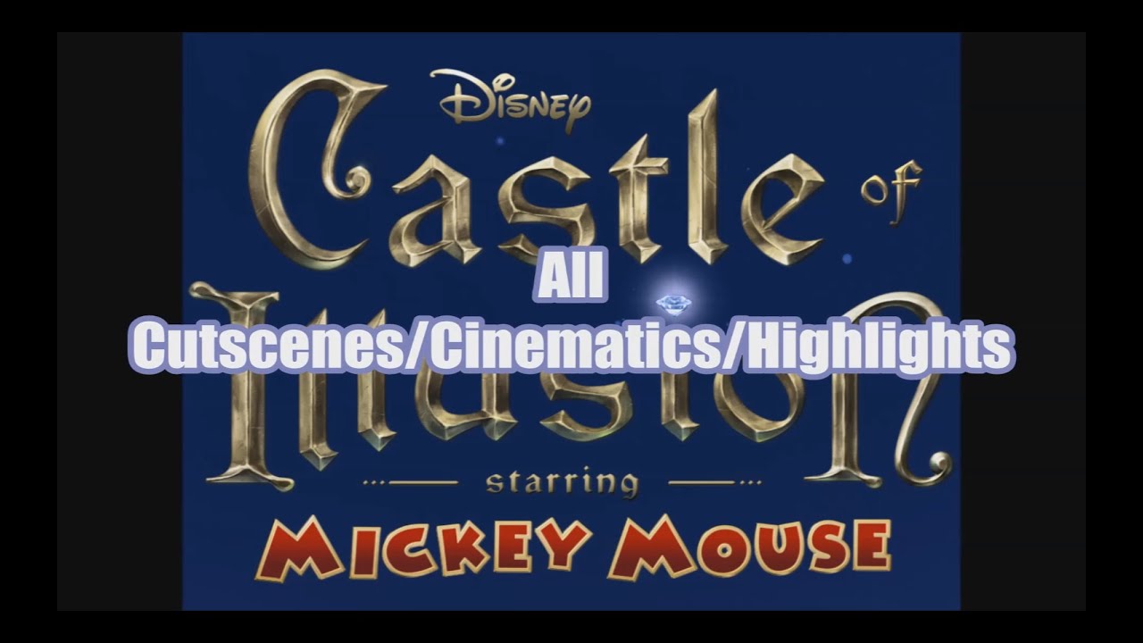 Castle of Illusion Starring Mickey Mouse - All Cutscenes/Cinematics ...