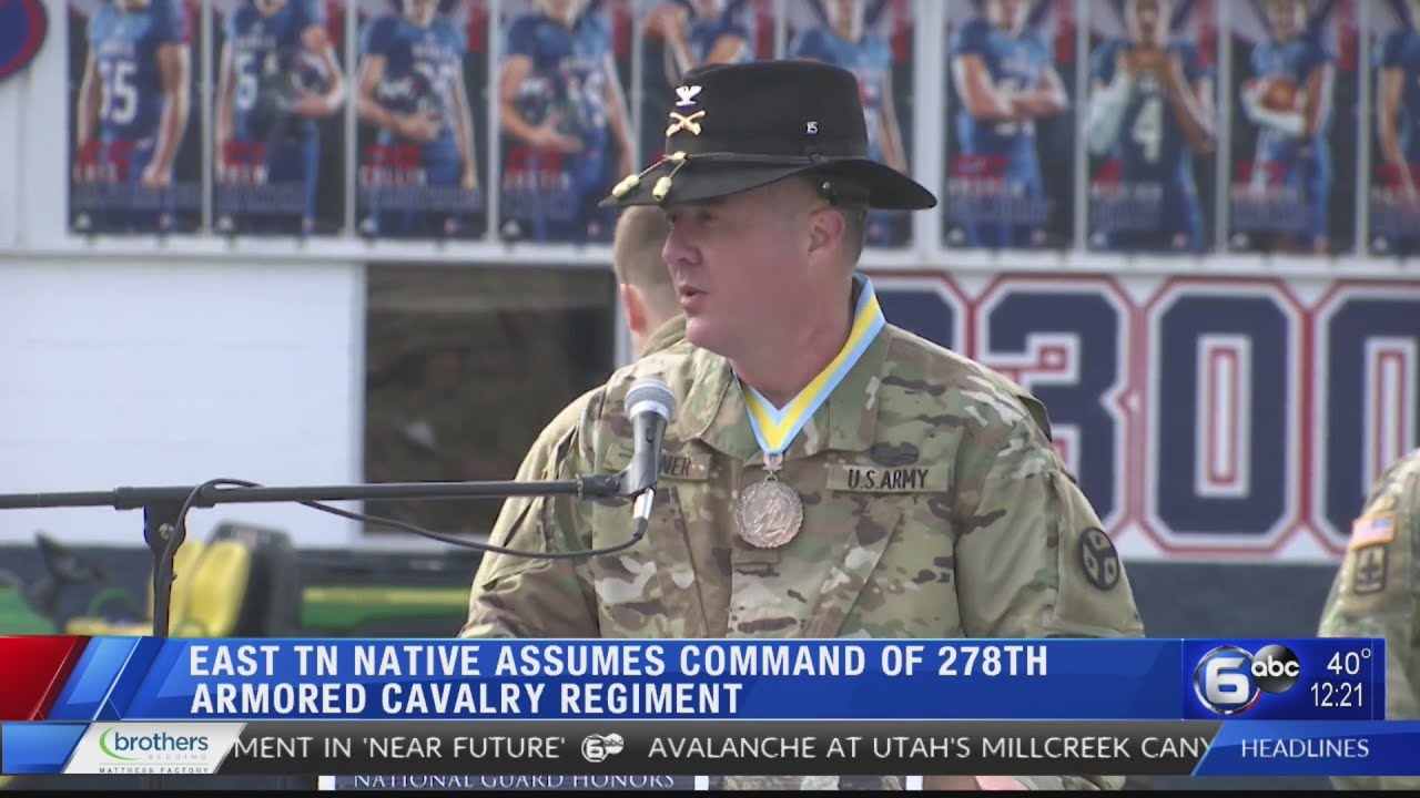 Clinton native assumes command of TN National Guard 278th regiment ...