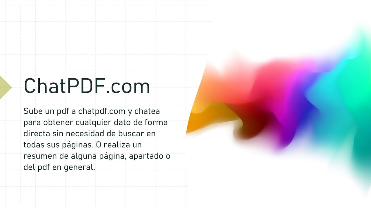Sube un pdf y encuentra lo que necesitas con ChatPDF - YouTube
