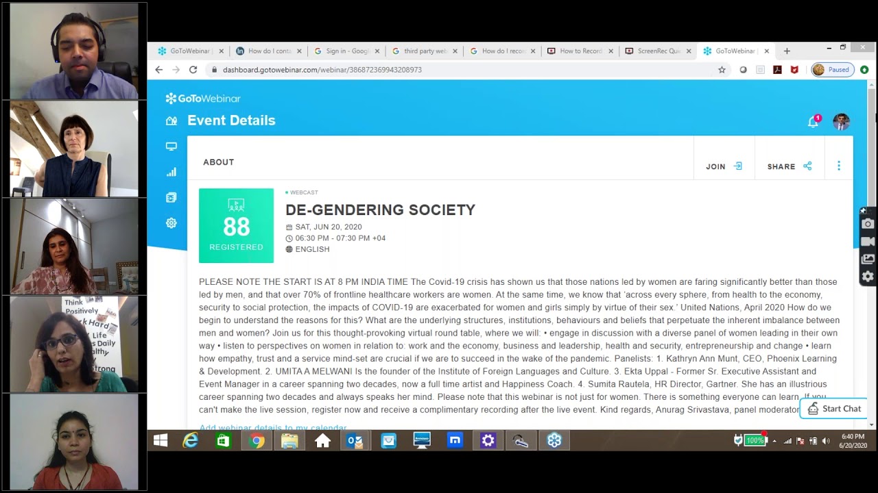 Degendering Society - The Webinar - YouTube