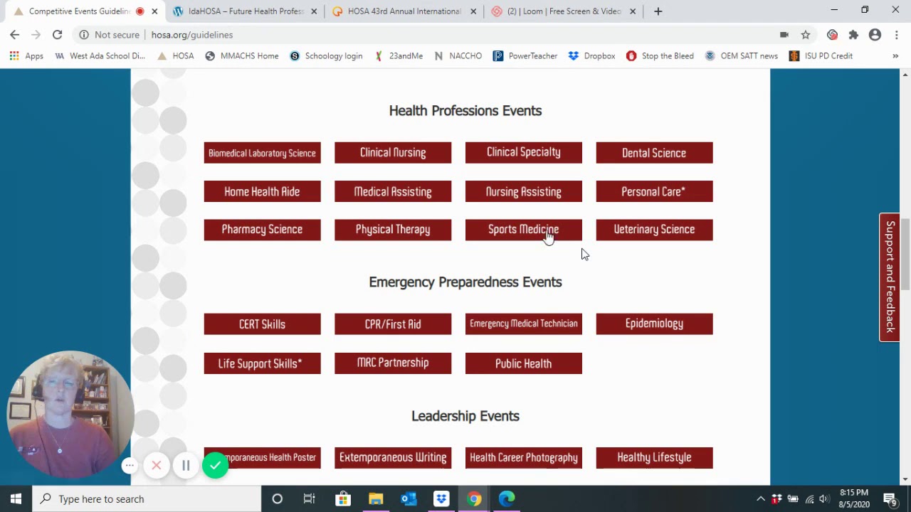 Competing in HOSA Competitive Events - YouTube