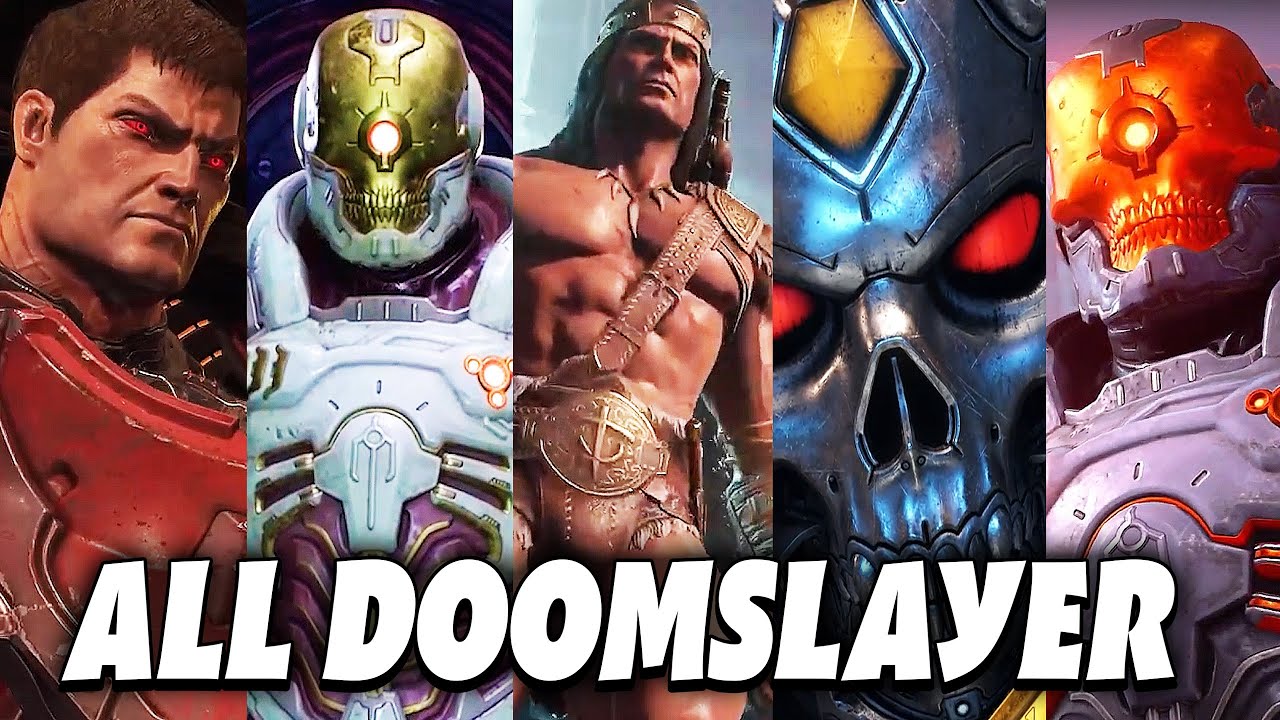 All DoomSlayer Suits & Costumes (Every Suits and All New DLC) DOOM ...