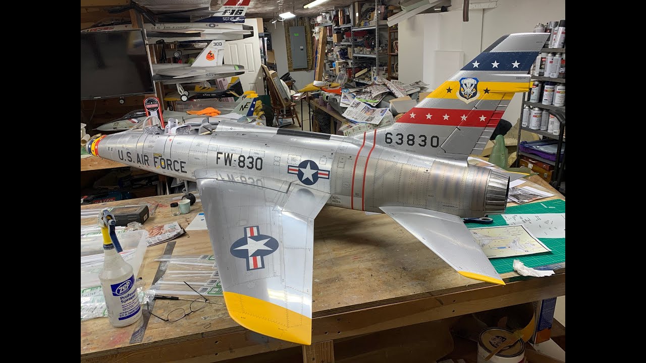 Skymaster F-100 EDF last inside walk around before final assy - YouTube
