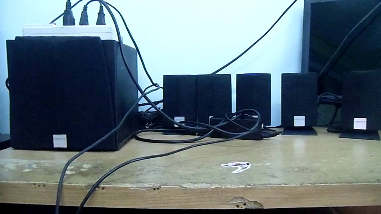 creative 5.1 test 2 - YouTube