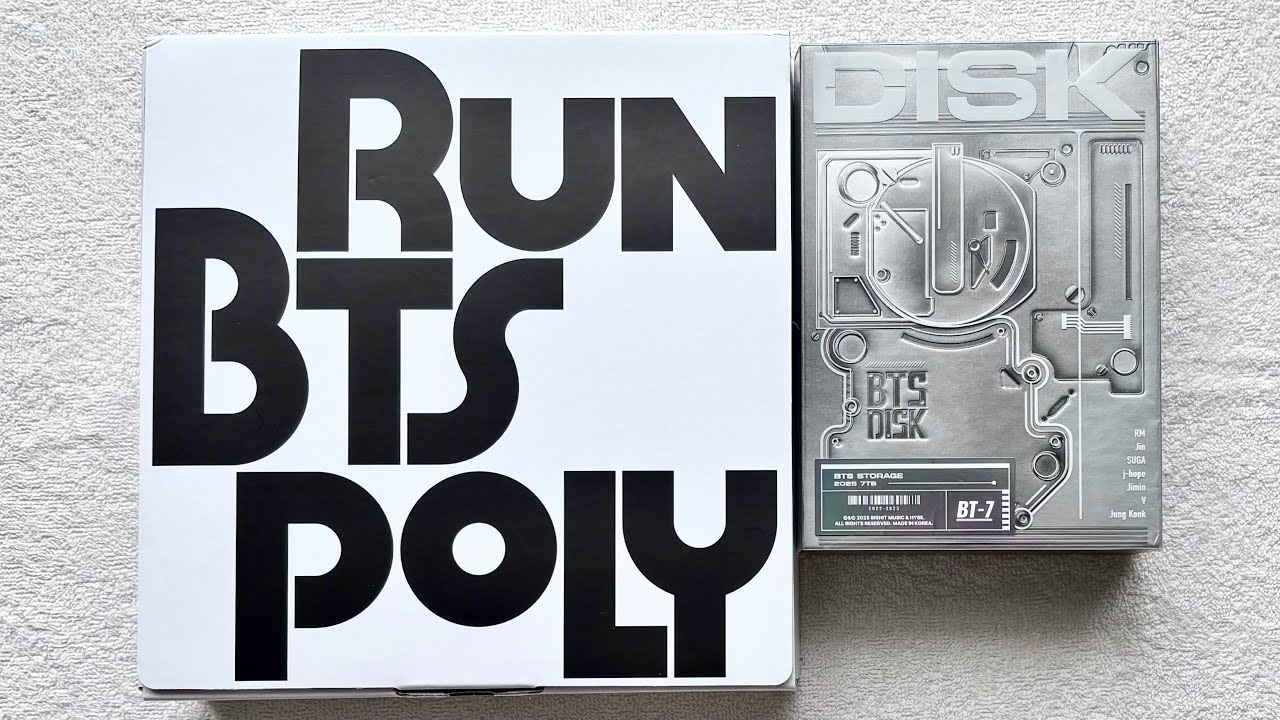 Распаковка BTS / Unboxing BTS 7 Moments & RUN BTS POLY HIGHLIGHT ...