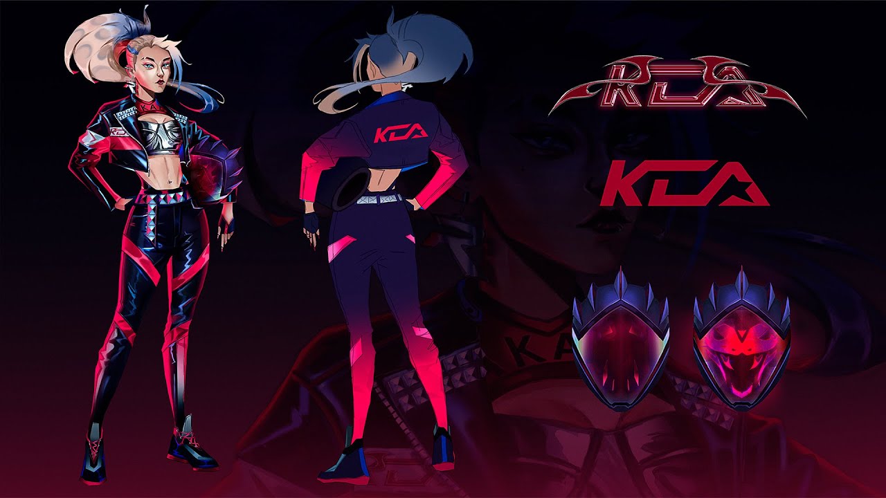 KDA RXCE AKALI League of Legends Custom Skin - YouTube