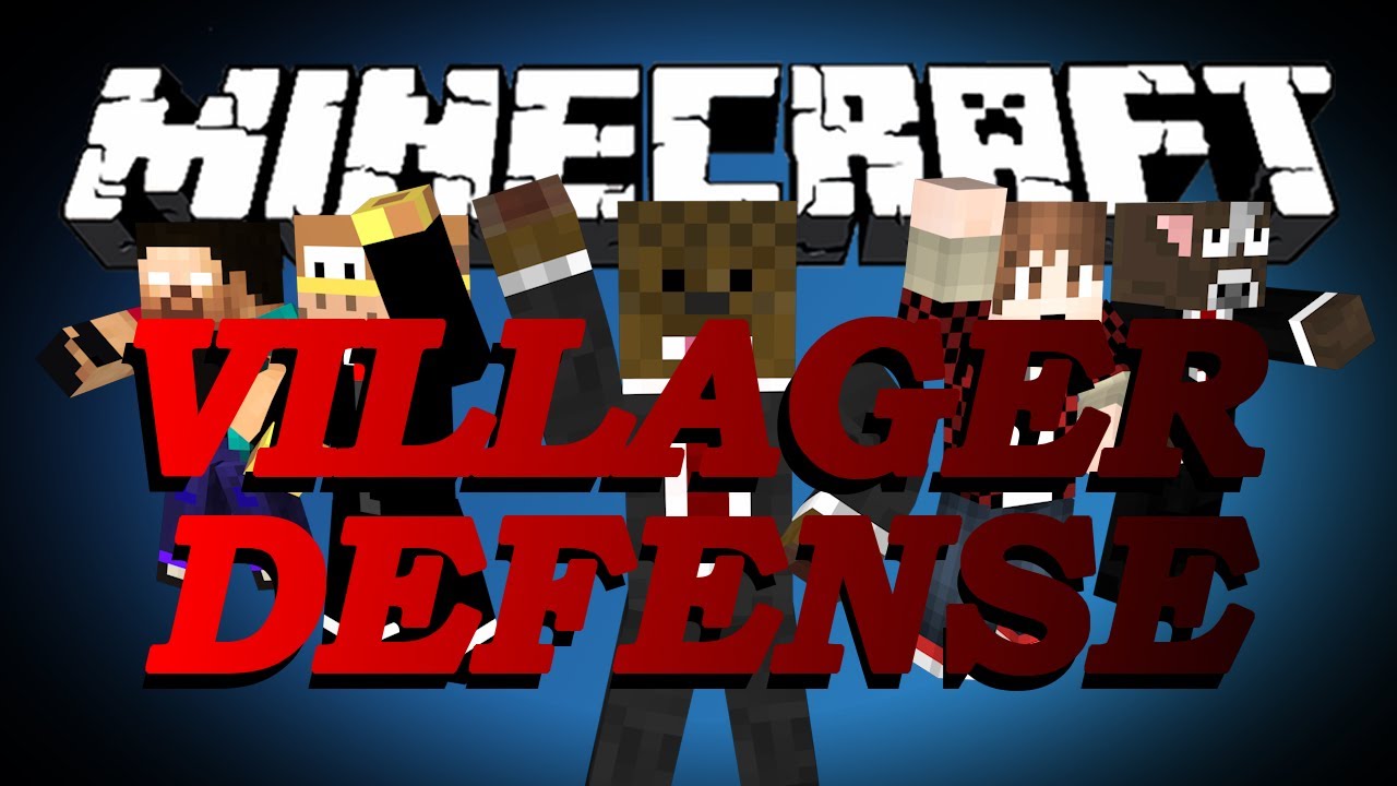NEW Minecraft Villager Defense Minigame w/ BajanCanadian, NoahcraftFTW ...