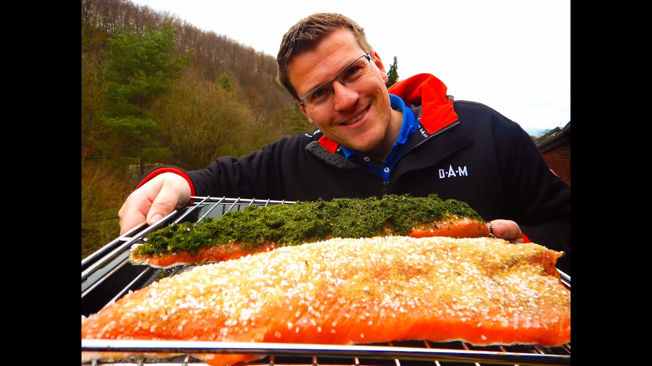 So wird's gemacht - Lachs und Lachsforelle beizen - YouTube