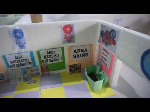 MAKET SEKOLAH TK IMPIAN MODEL KELAS AREA - YouTube