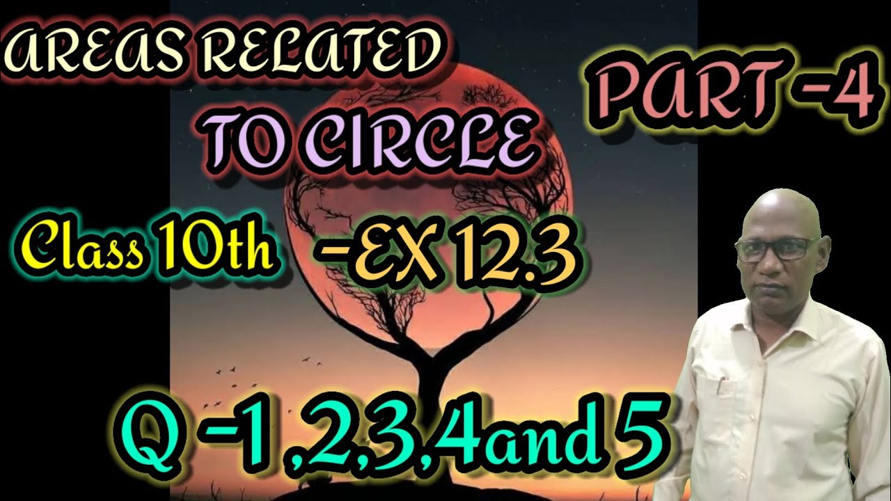 Areas related to circle class 10th chapter 12 exercise 12.3 Question ...