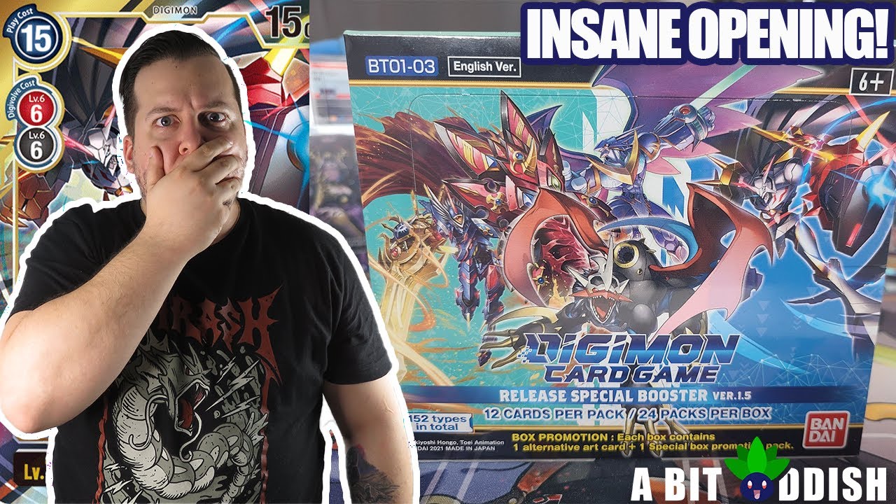 EPIC DIGIMON CARD GAME RELEASE SPECIAL BOOSTER VERSION 1.5 BOX OPENING! INSANE PULLS! - YouTube
