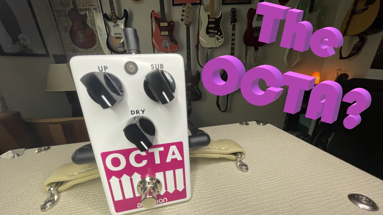 The Ammoon OCTA pedal - YouTube