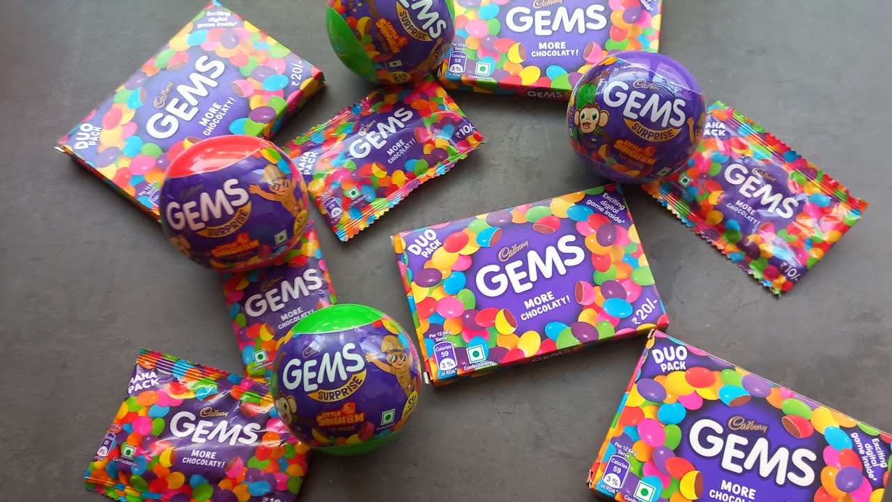 gems opening video, surprise toys, chocolate opening video, lots of ...