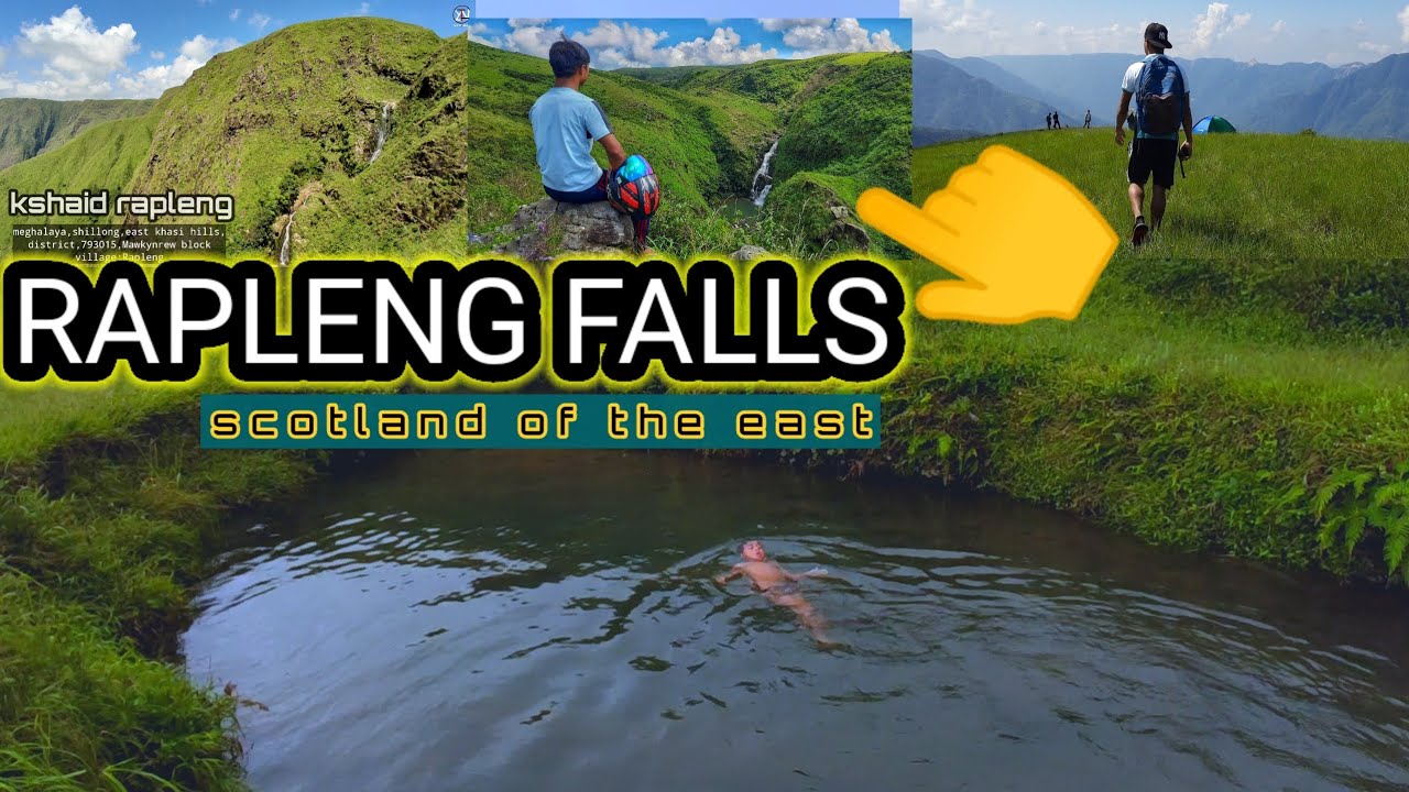 RAPLENG WATERFALLS ||vlog video|NATURAL SWIMMING POOL 🏊#laitlum # ...