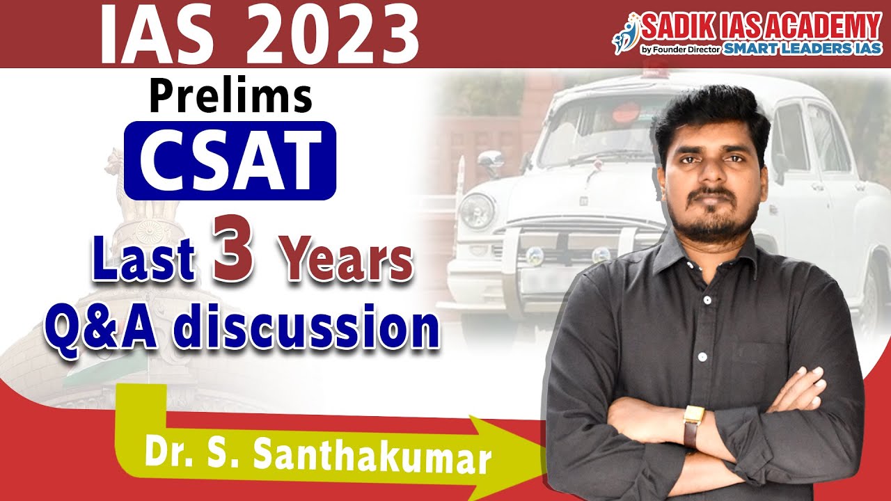 UPSC 2023 | Last 3 Years Q&A Discussion | CSAT ( Aptitude ) | Mr ...
