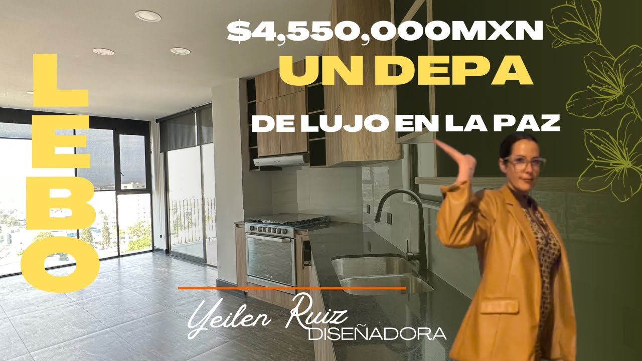 Cómo es un depa en La Paz puebla con la mejor vista y amenidades - YouTube