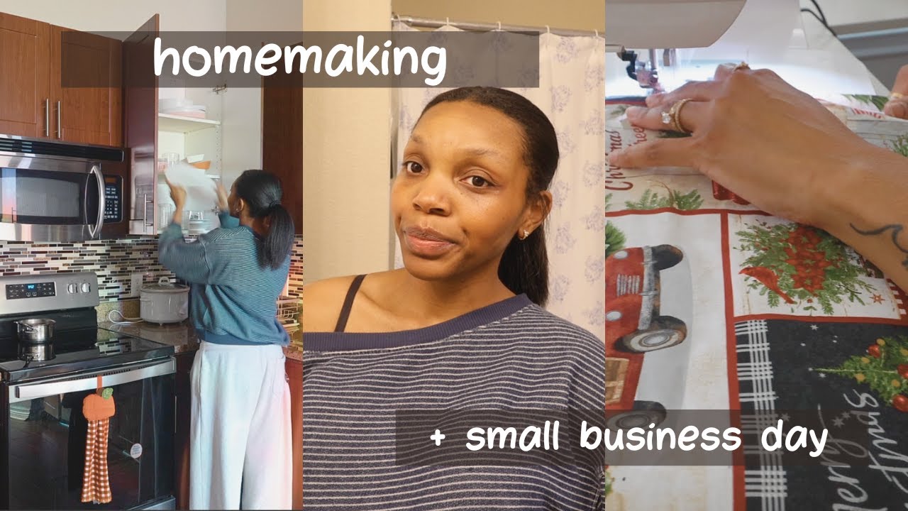 A Day in My Life as a Homemaker & Small Business Owner 🕯️ Cozy Work ...