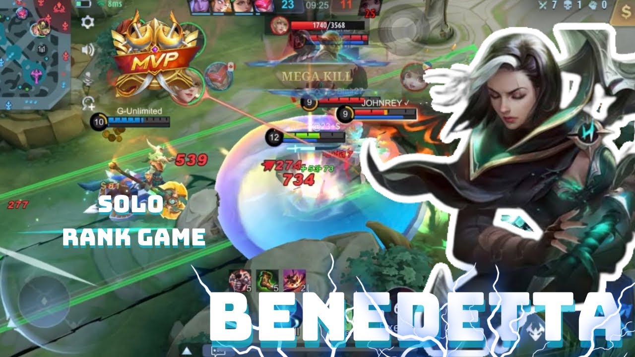 SOLO RANKGAME | BENEDETTA EXP LANE ROTATION | BENEDETTA GAMEPLAY ...