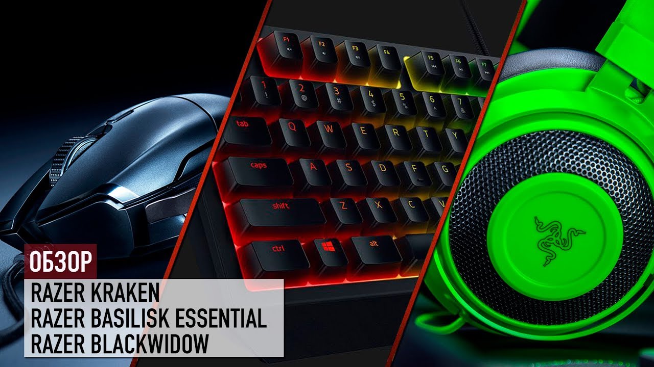 Обзор трёх свежих девайсов от Razer - YouTube