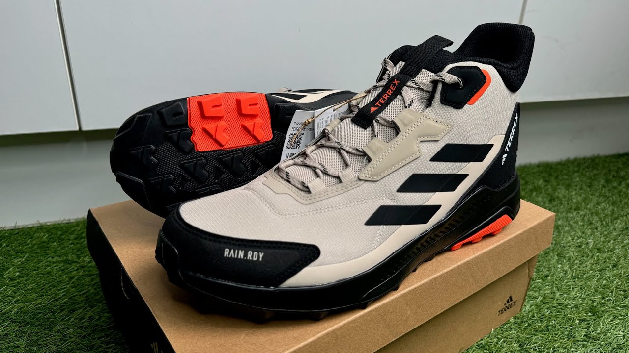 Adidas Terrex Anylander Mid-Rain RDY Hiking Shoes Review - On Feet ...