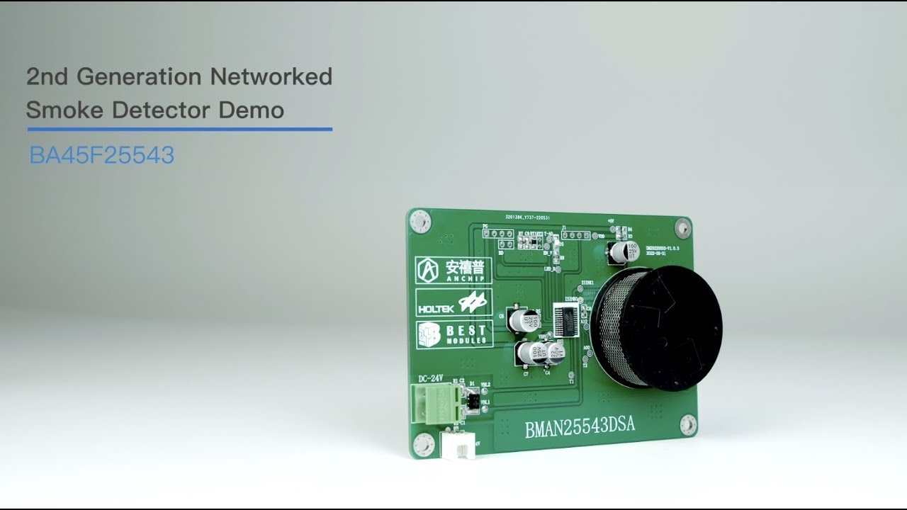 2nd Generation Networked Smoke Detector Demo - YouTube