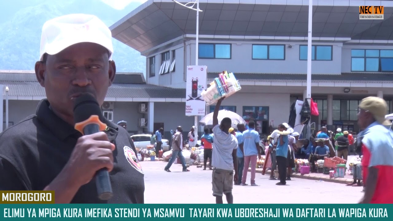 VIJANA WA STENDI YA MSAMVU MOROGORO WALIVYOIPOKEA ELIMU YA MPIGA KURA ...