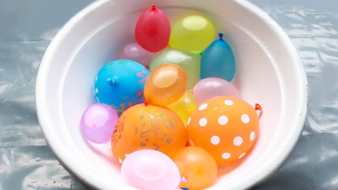 WATER BALLOONS POP | POPPING KIDS BALLOONS POP FUN | Balloon Play #Part ...
