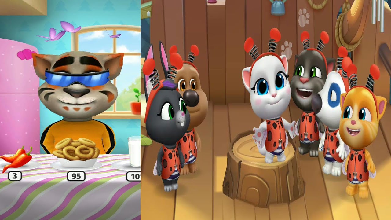 My Talking Tom VS My Tom Friends Gameplay Part 14 - YouTube