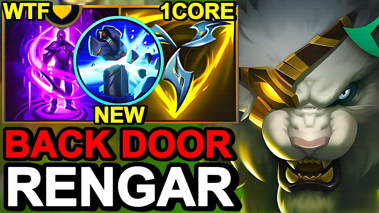 Wild Rift China Rengar Jungle - 6:35 Game End?? NEW BACKDOOR Rengar ...