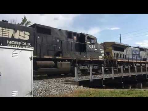 NS 9770 leads NS 147 @Trussville, AL w/ GECX Dash 8 & UP T4-ACe! 5-6-18 ...