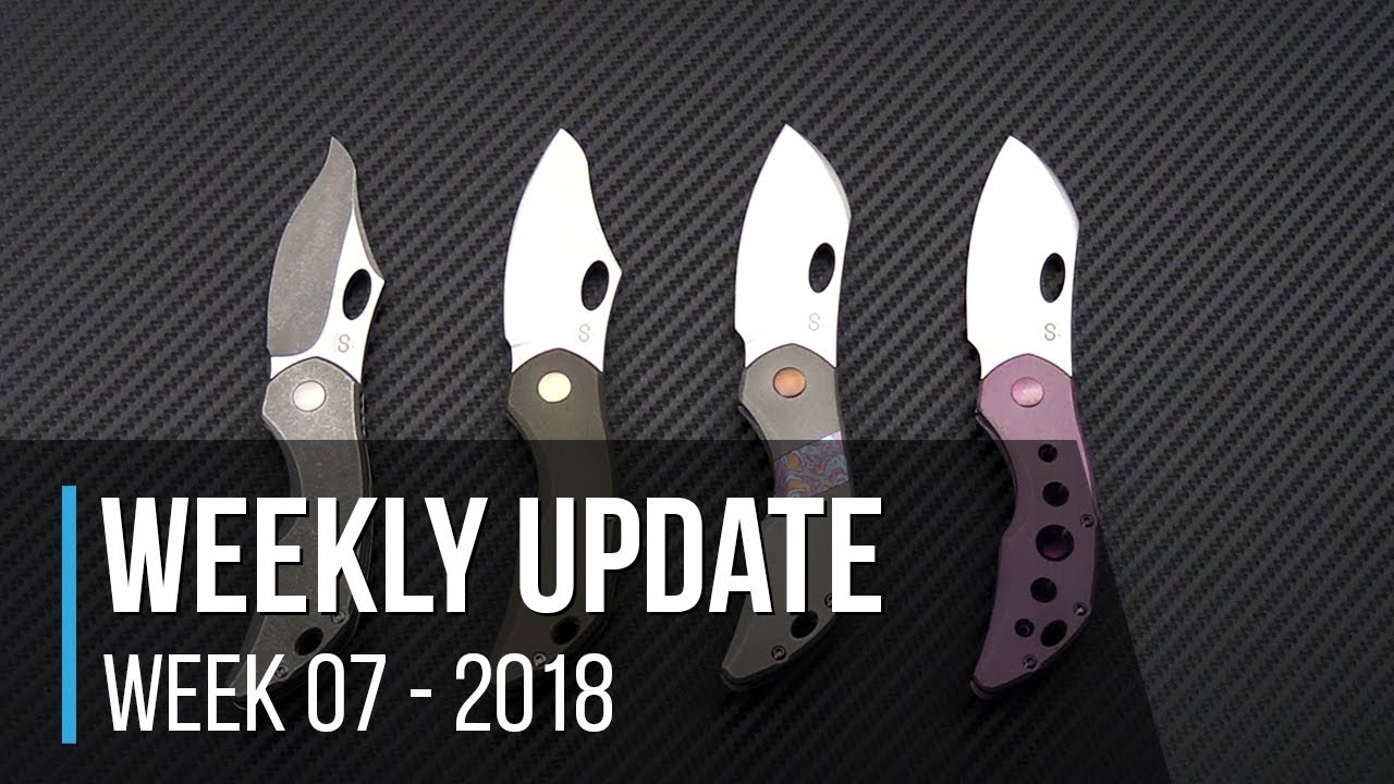 Weekly Update Week 7 - 2018: RMJ Tactical, DLC Spyderco Shaman, GEC #57 ...