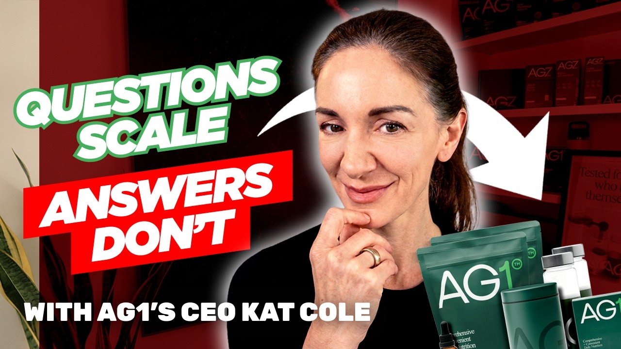 AG1’s CEO Kat Cole on Why Product Beats Marketing Every Time - YouTube