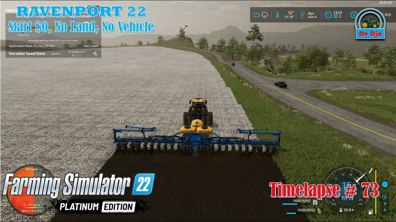 FS22 Ravenport 22 || Farming Simulator 22 || Start $0, No Land, No ...