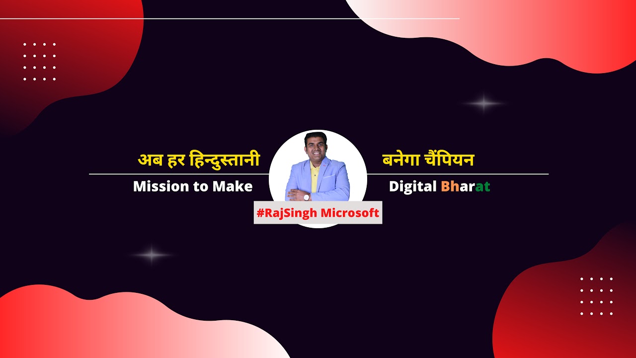 Raj Singh Microsoft Live Stream Youtube