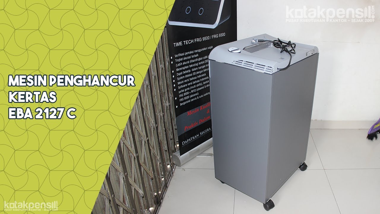 Mesin Penghancur Kertas EBA 2127 C Review | Suaranya Haluss !! - YouTube