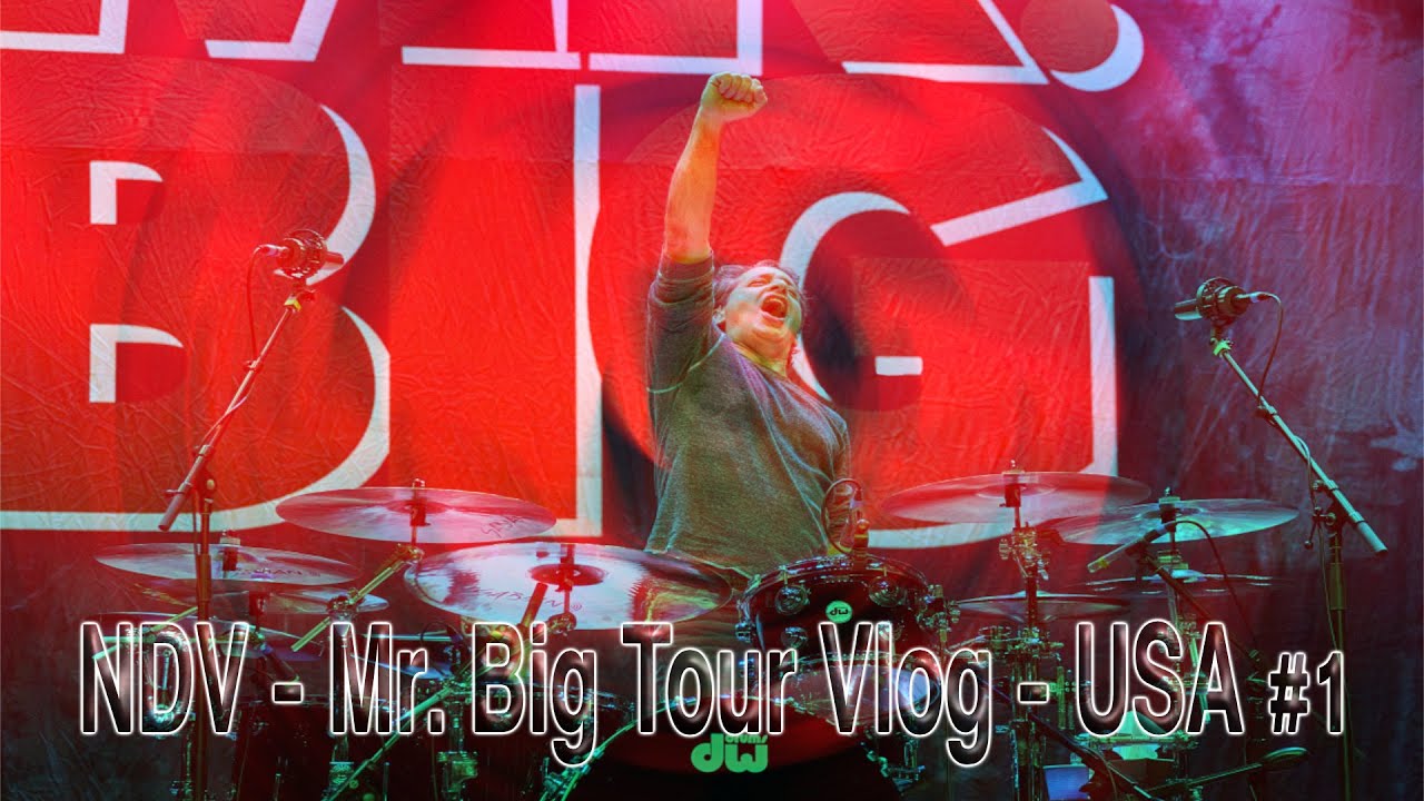 Nick D'Virgilio - On Tour With Mr. Big (Vlog US Tour #1) - YouTube