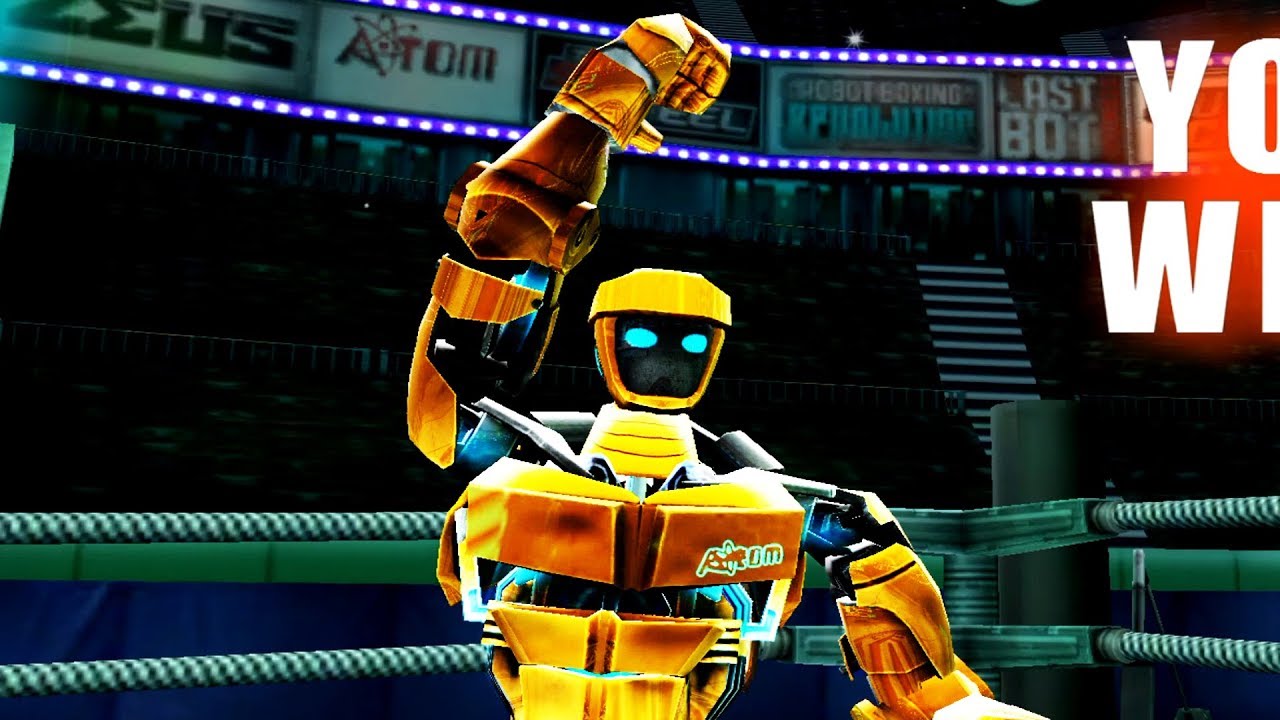 Real Steel WRB ATOM GOLD DANCE EVENTS METAL MAYHEM VS ATOM & Shogun ...