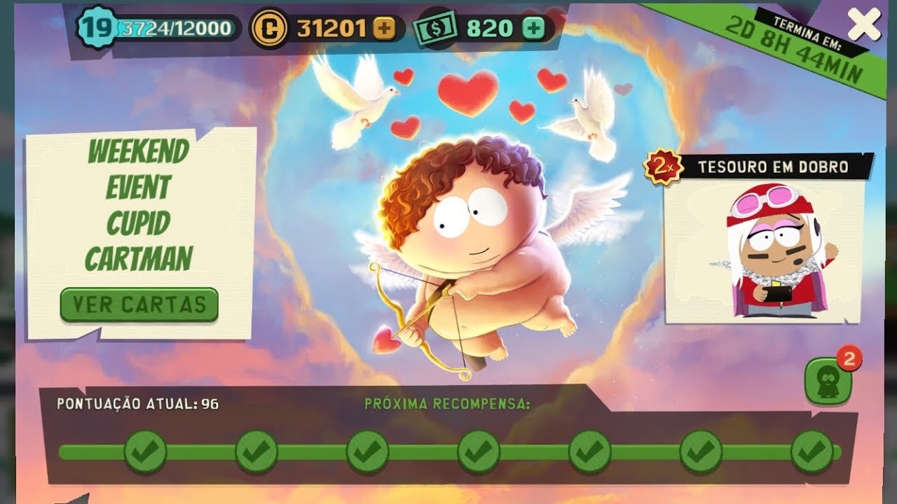 Cupid Cartman Weekend Event - South Park Phone Destroyer - YouTube