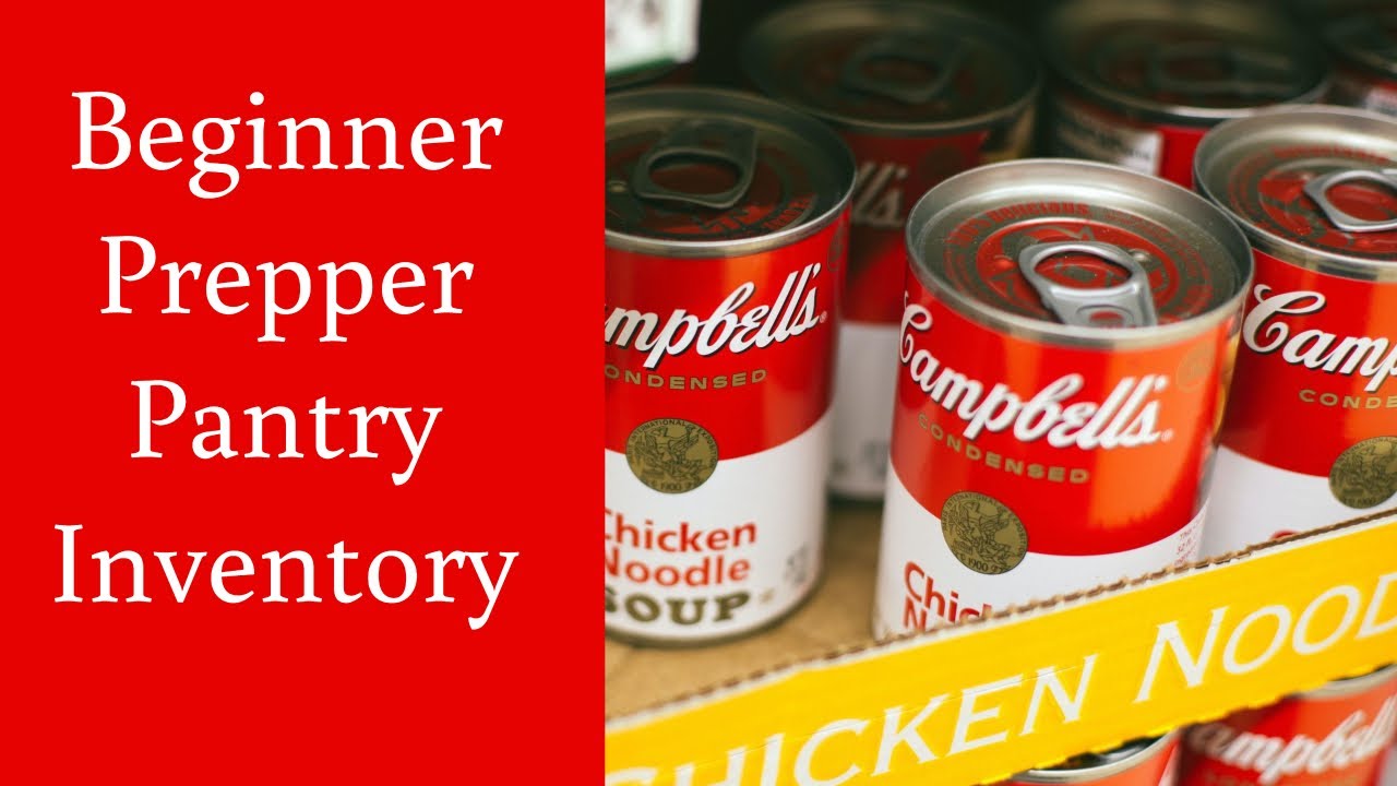 Beginner Prepper Pantry Inventory | Organizing My Mom's Pantry to ...