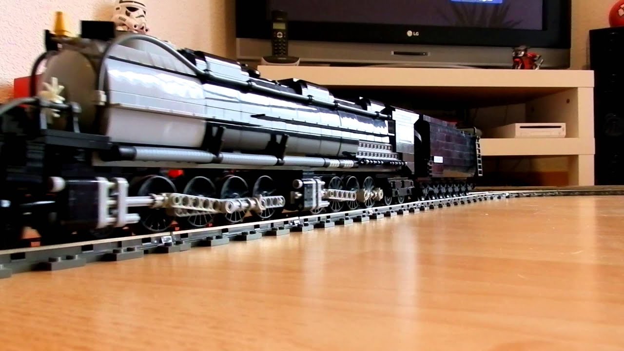 lego train 9v big boy - YouTube