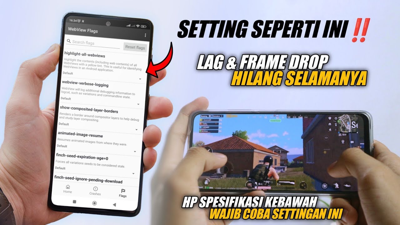 LAG & Frame Drop?? Pakai Settingan Ini Cara Atasi LAG & Patah-patah ...