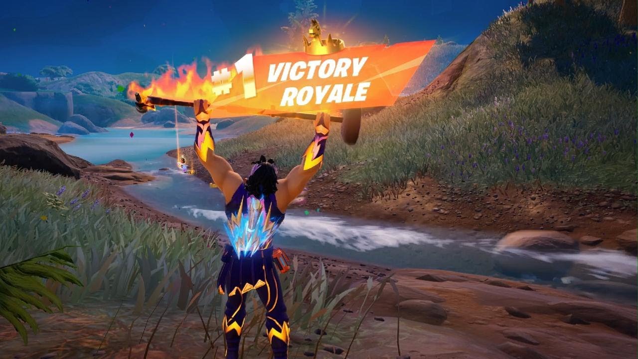 *NEW* GOLD TITANFLAME IMMORTAL ZEUS SKIN IN FORTNITE PS5 + A VICTORY ...
